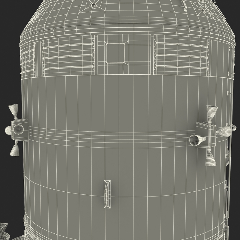 apollo spacecraft 3d model