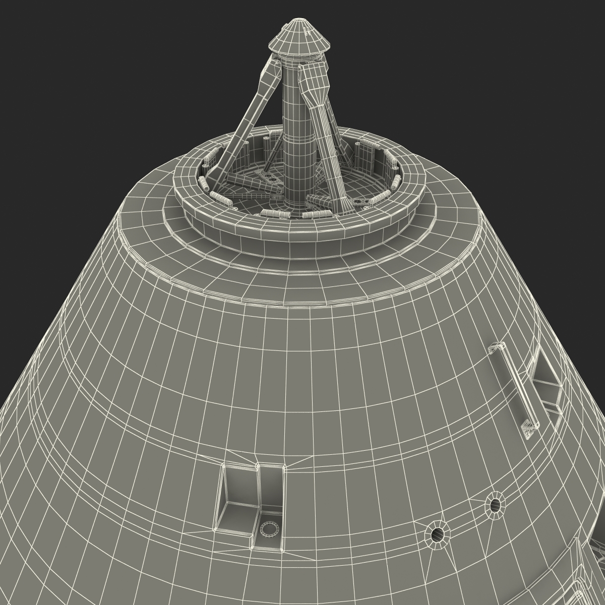 apollo spacecraft 3d model