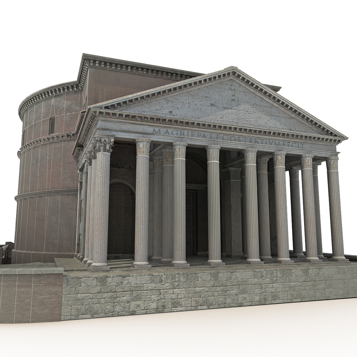 3d model pantheon