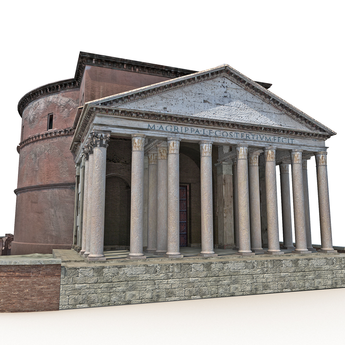 3d model pantheon