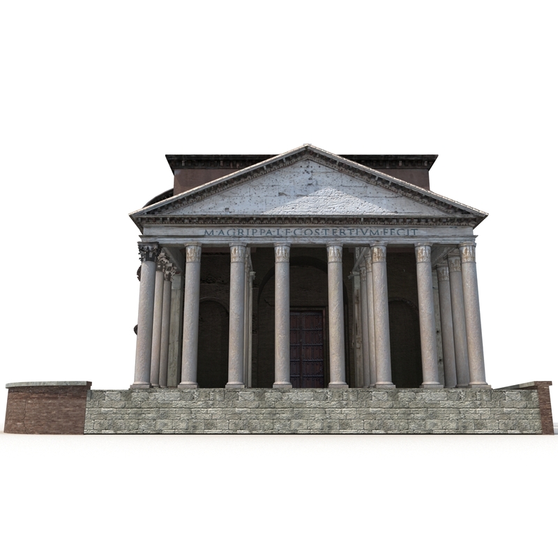 3d model pantheon