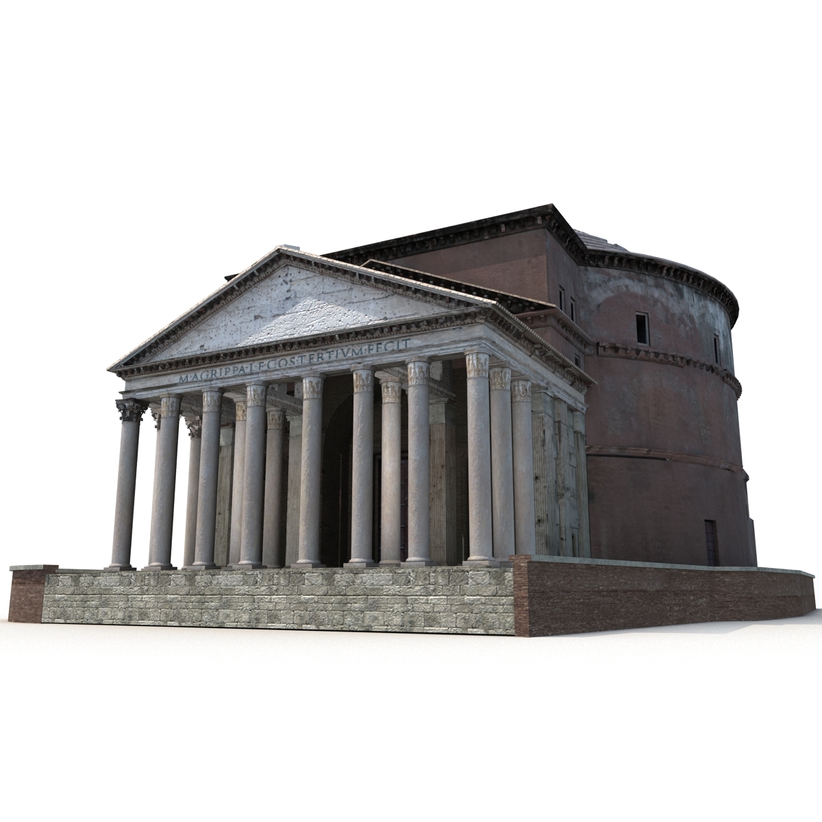 3d model pantheon