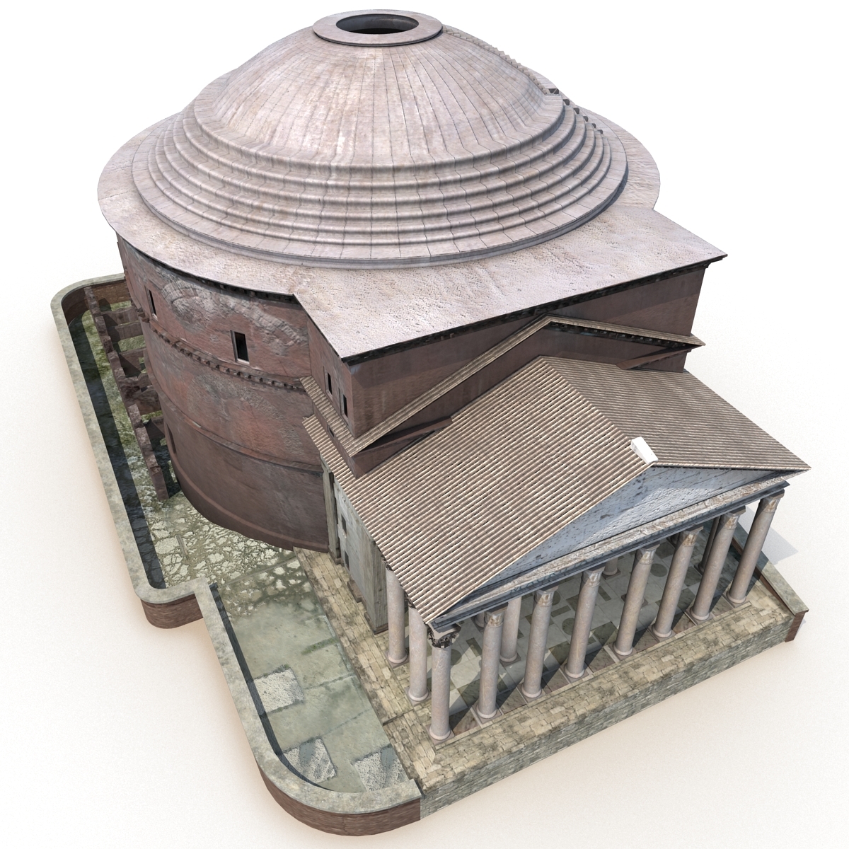 3d model pantheon