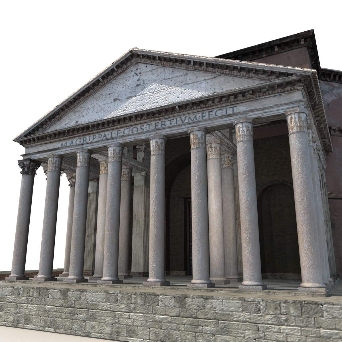 3d model pantheon