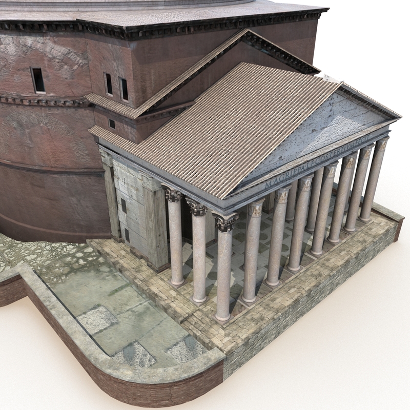 3d model pantheon