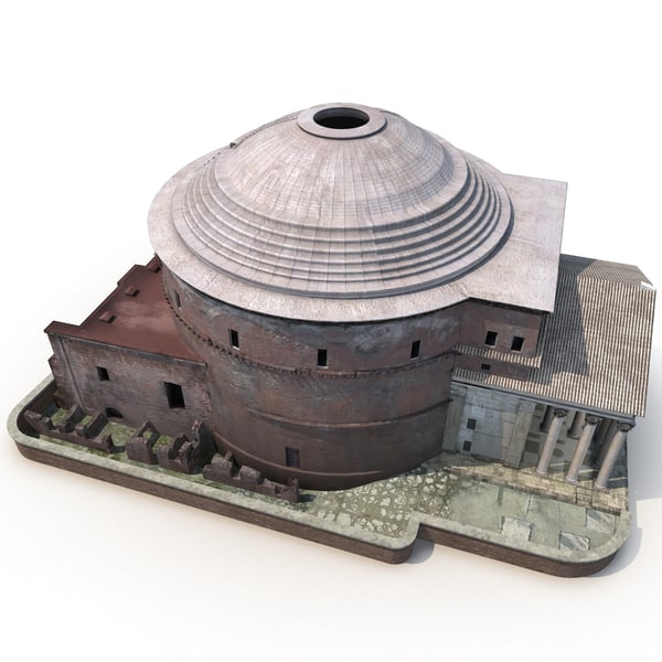 3d model pantheon
