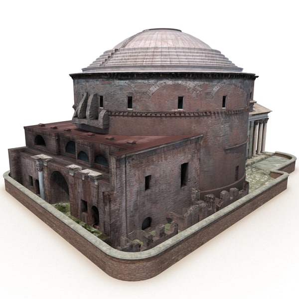 3d model pantheon