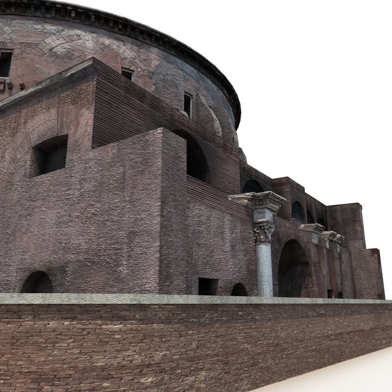 3d model pantheon