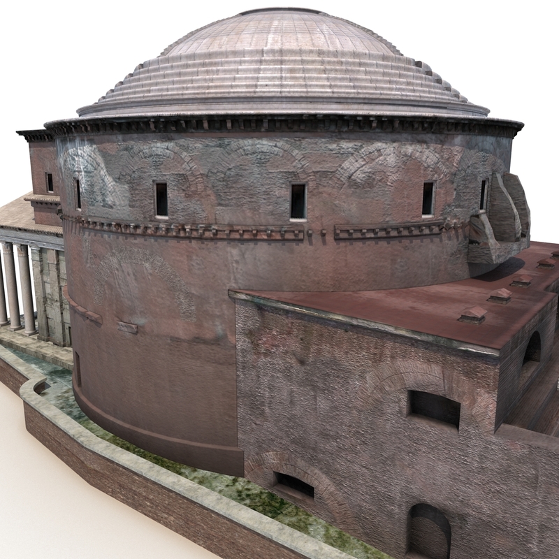 3d model pantheon