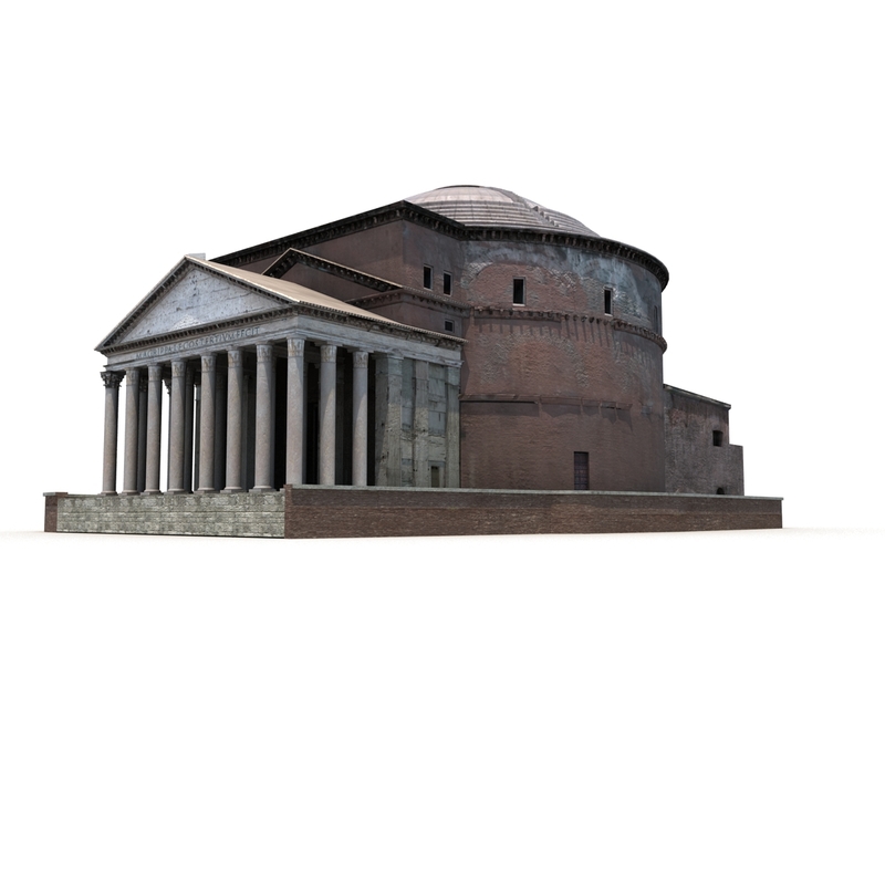 3d model pantheon