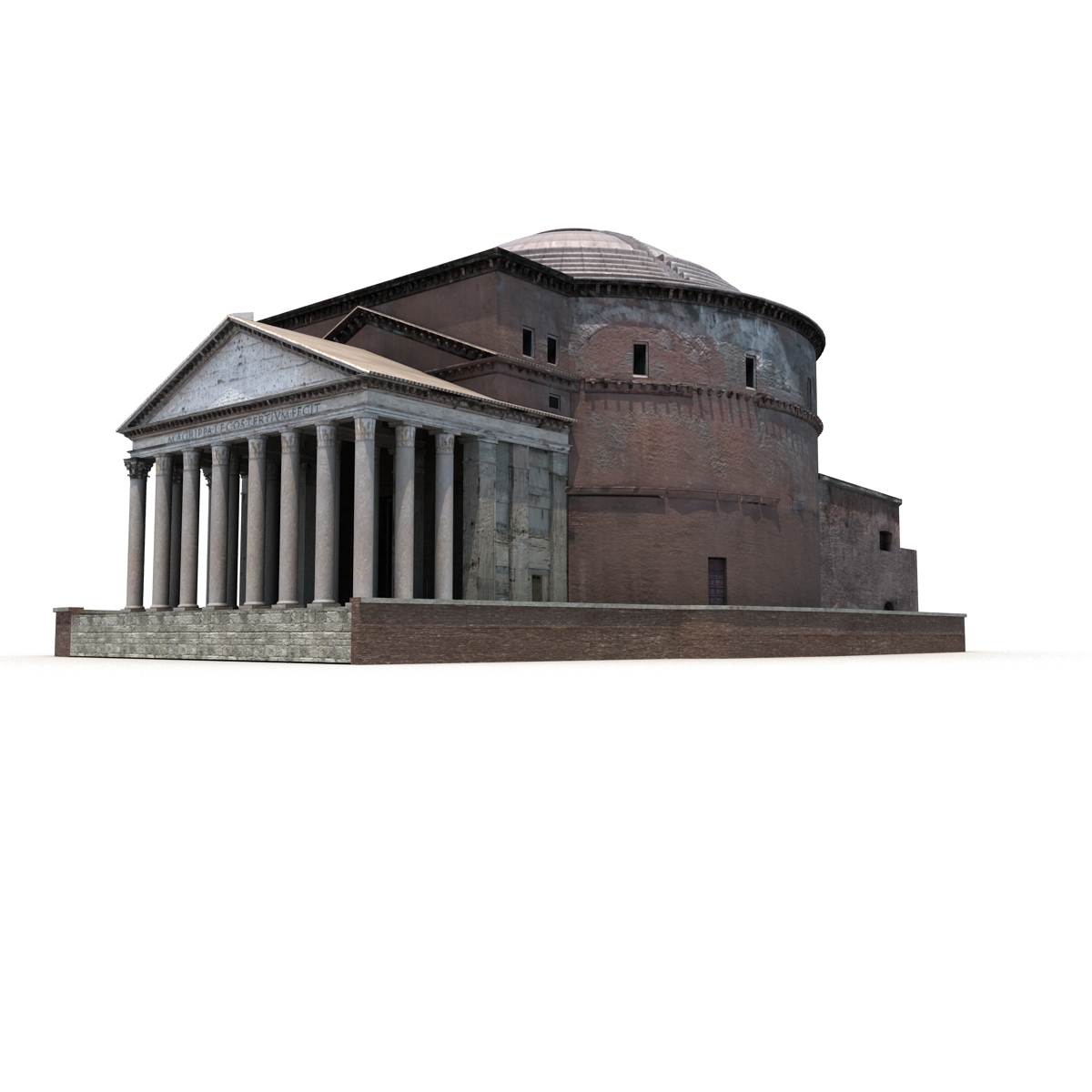 3d model pantheon