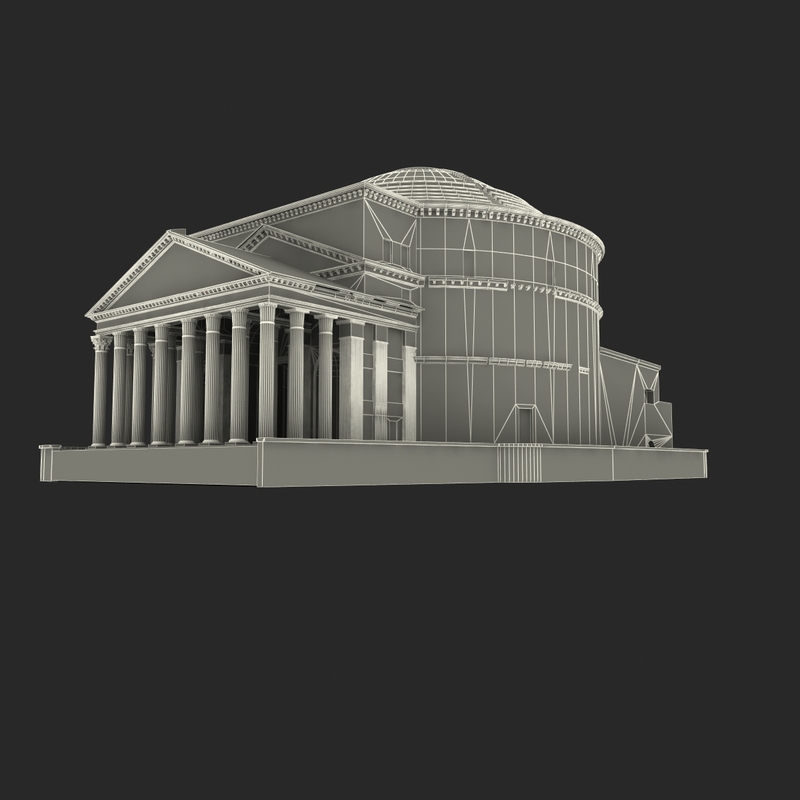 3d model pantheon
