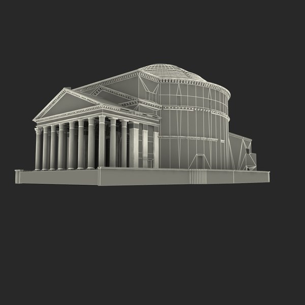 3d model pantheon