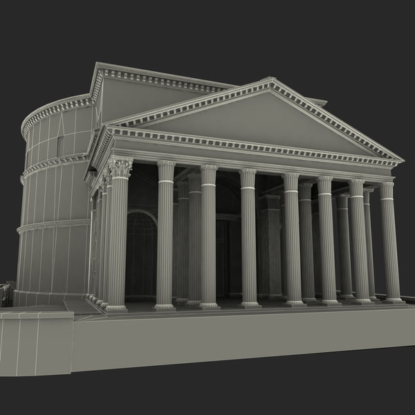 3d model pantheon