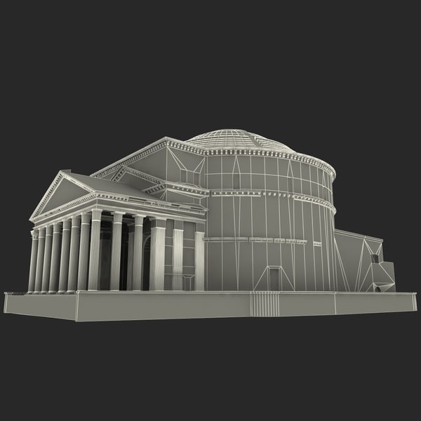 3d model pantheon