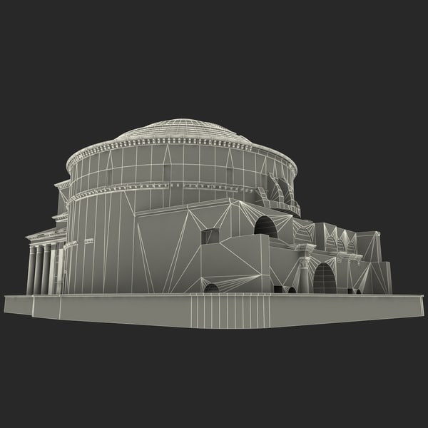 3d model pantheon