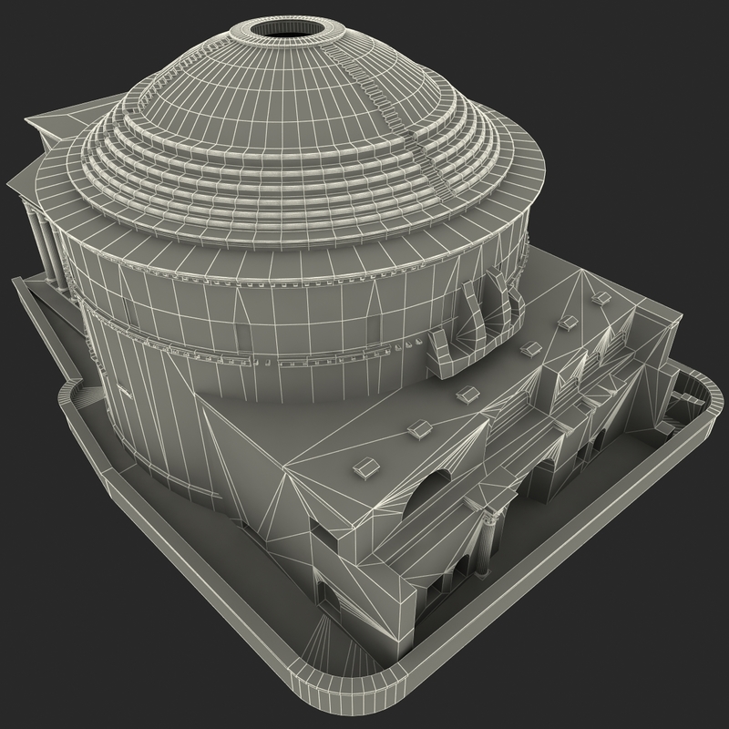 3d model pantheon