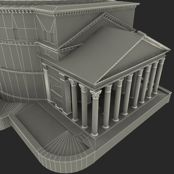 3d model pantheon