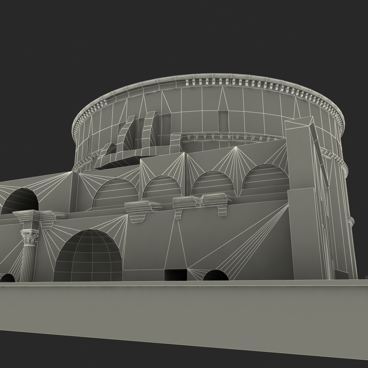 3d model pantheon