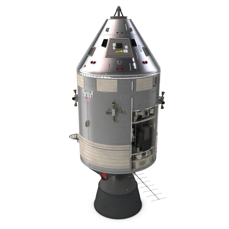 apollo spacecraft 3d model