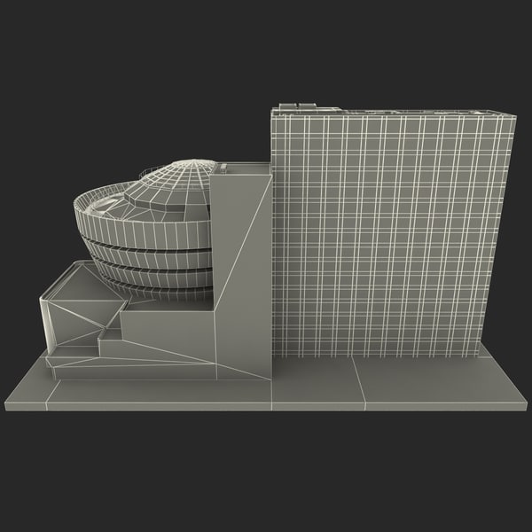 solomon r guggenheim museum 3d model