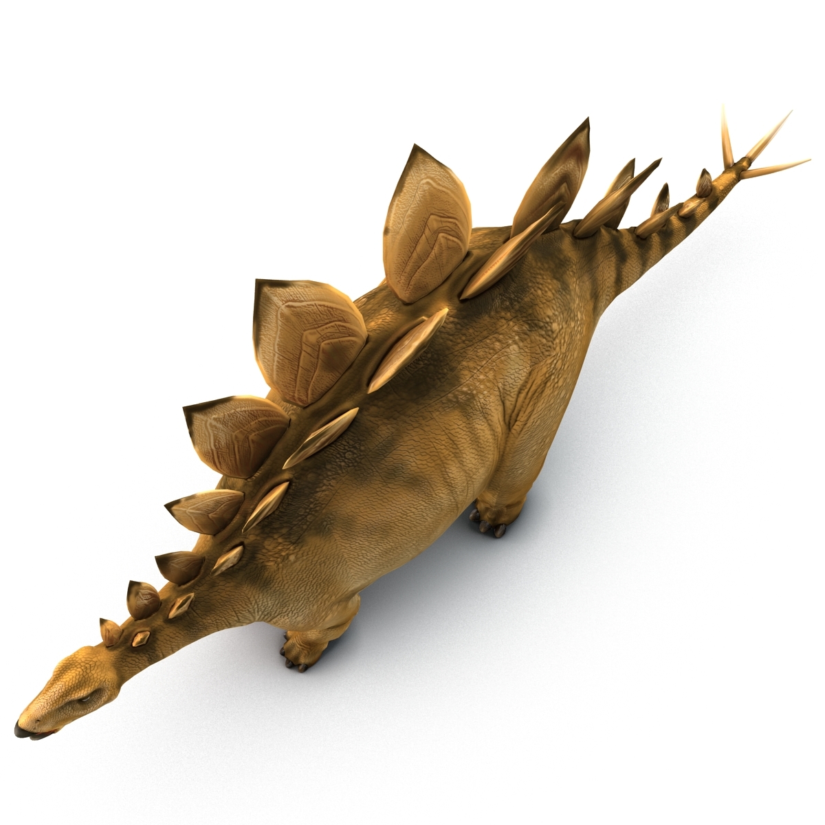 stegosaurus rigged 3d model