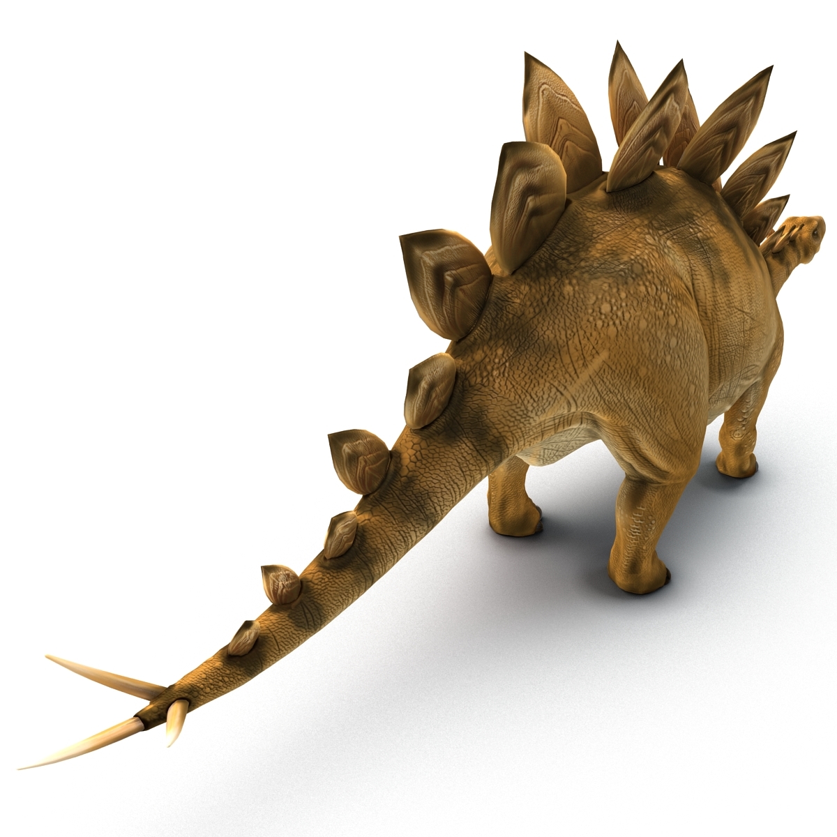 stegosaurus rigged 3d model