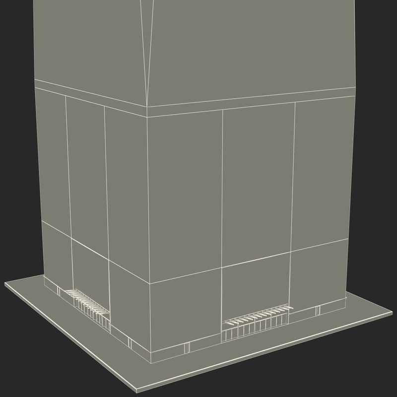 3d model world trade center low-poly