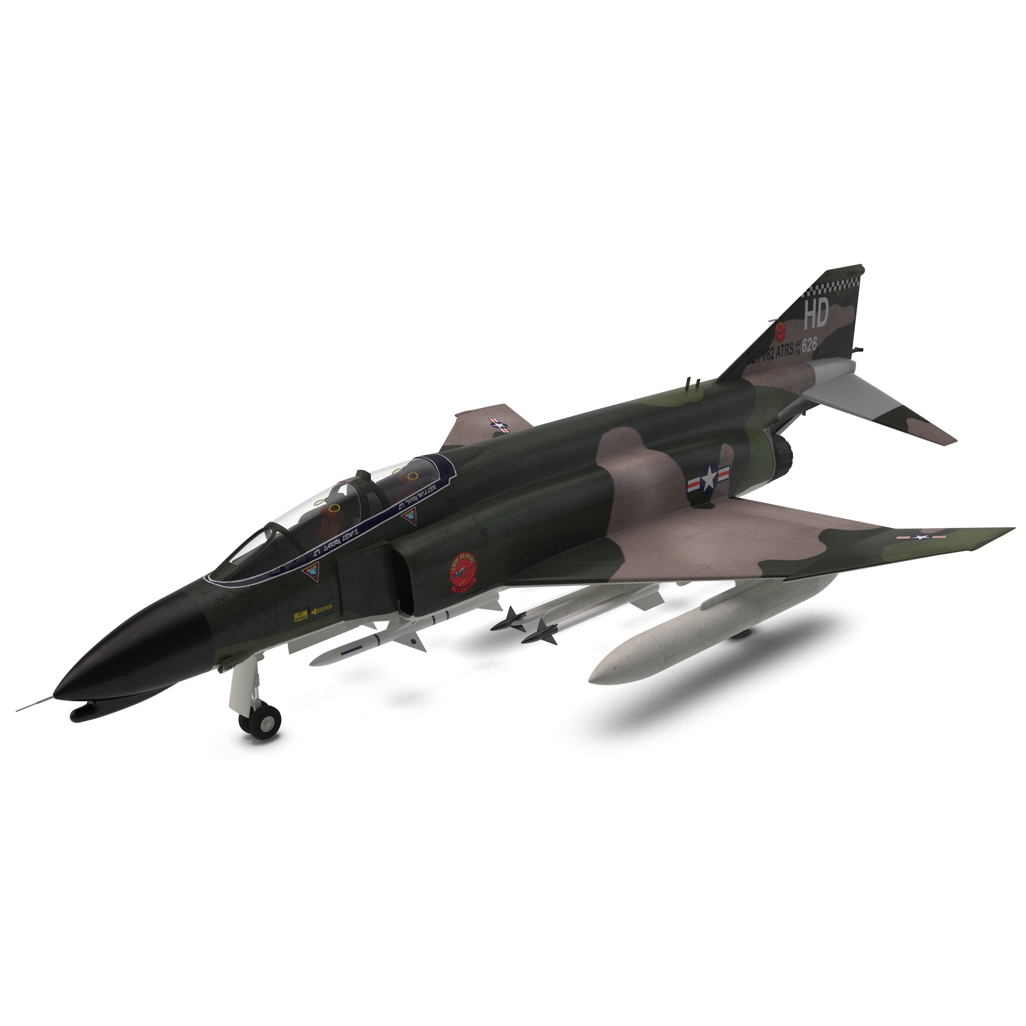 3d mcdonnell douglas f4 phantom