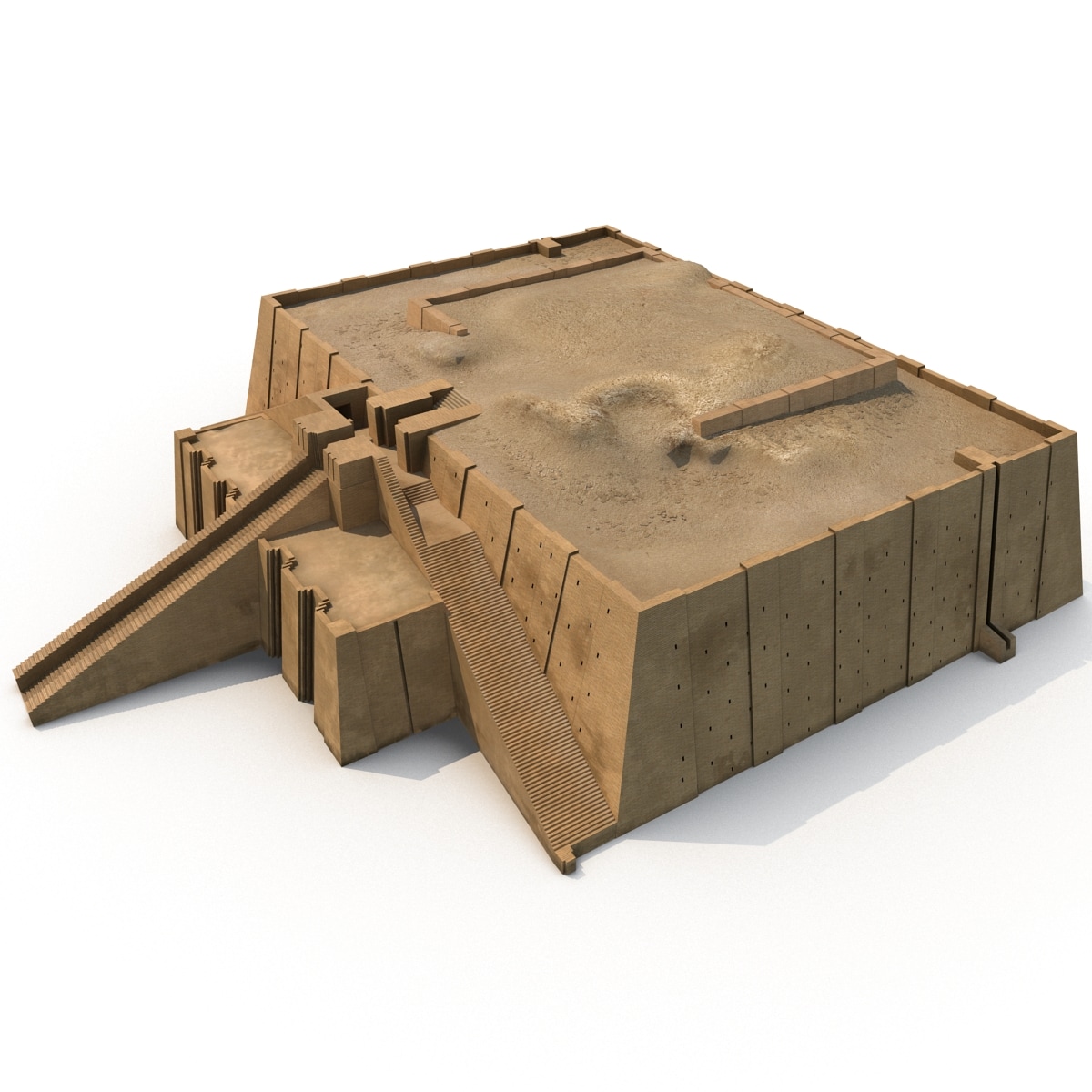 Ziggurat Mesopotamia Model