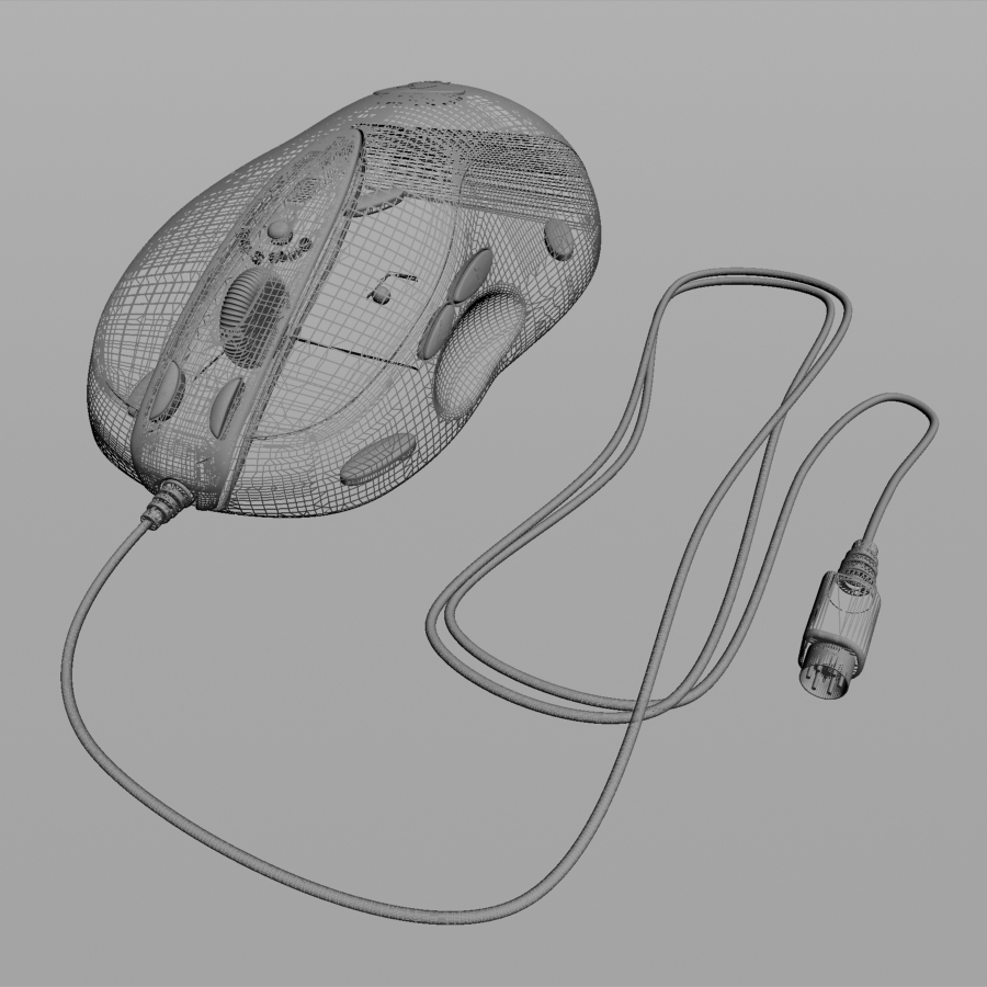 3d model optical mouse