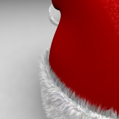 3d model santa hat