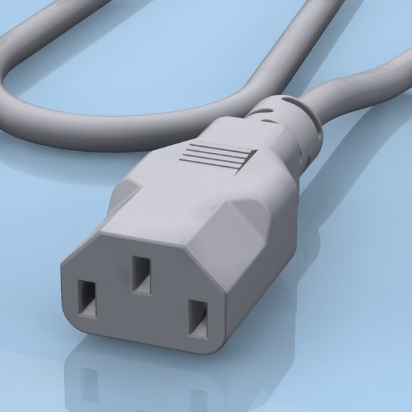 3d model computer cables