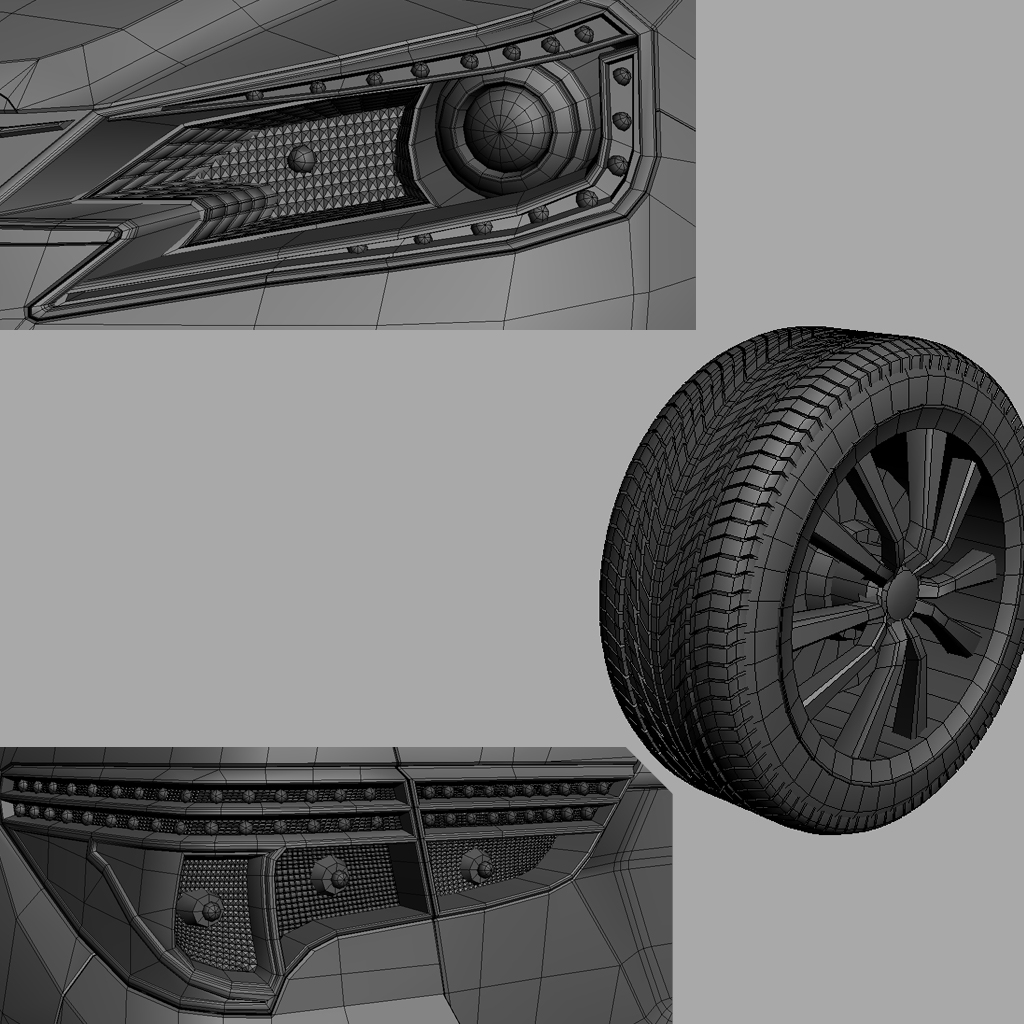 3d toyota mark x