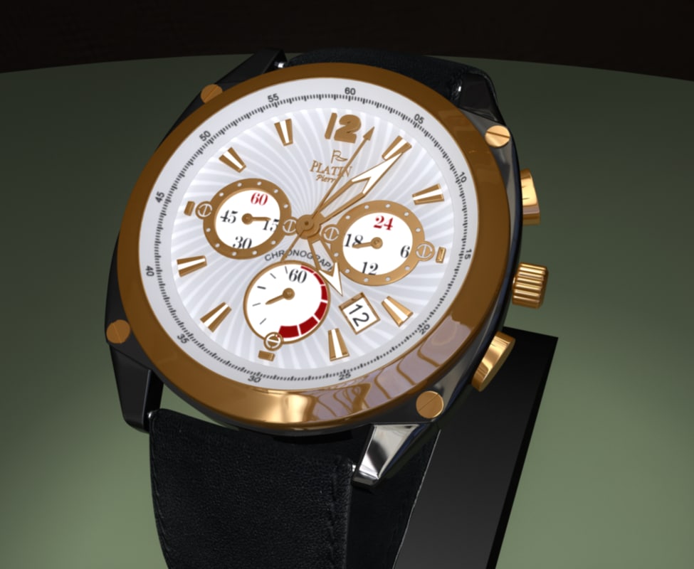 watch 3d model