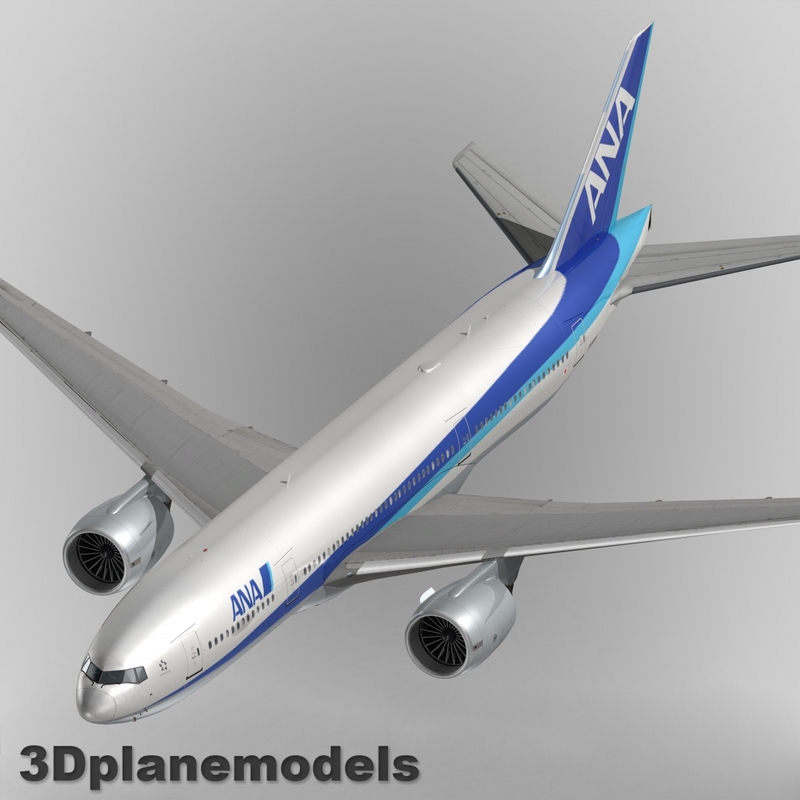 3d model boeing 777-200er
