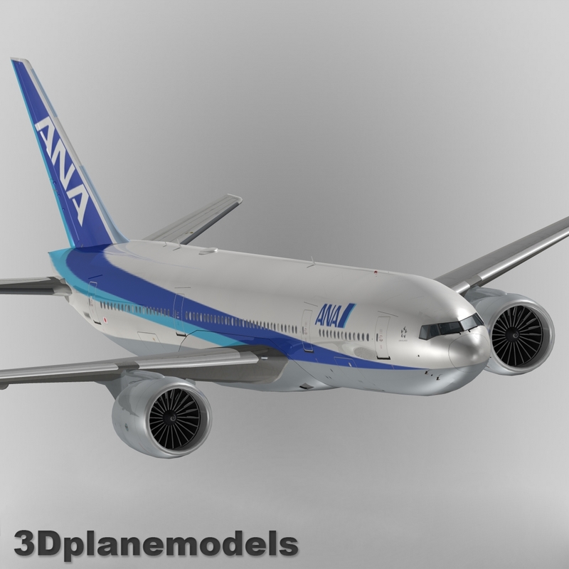 3d model boeing 777-200er