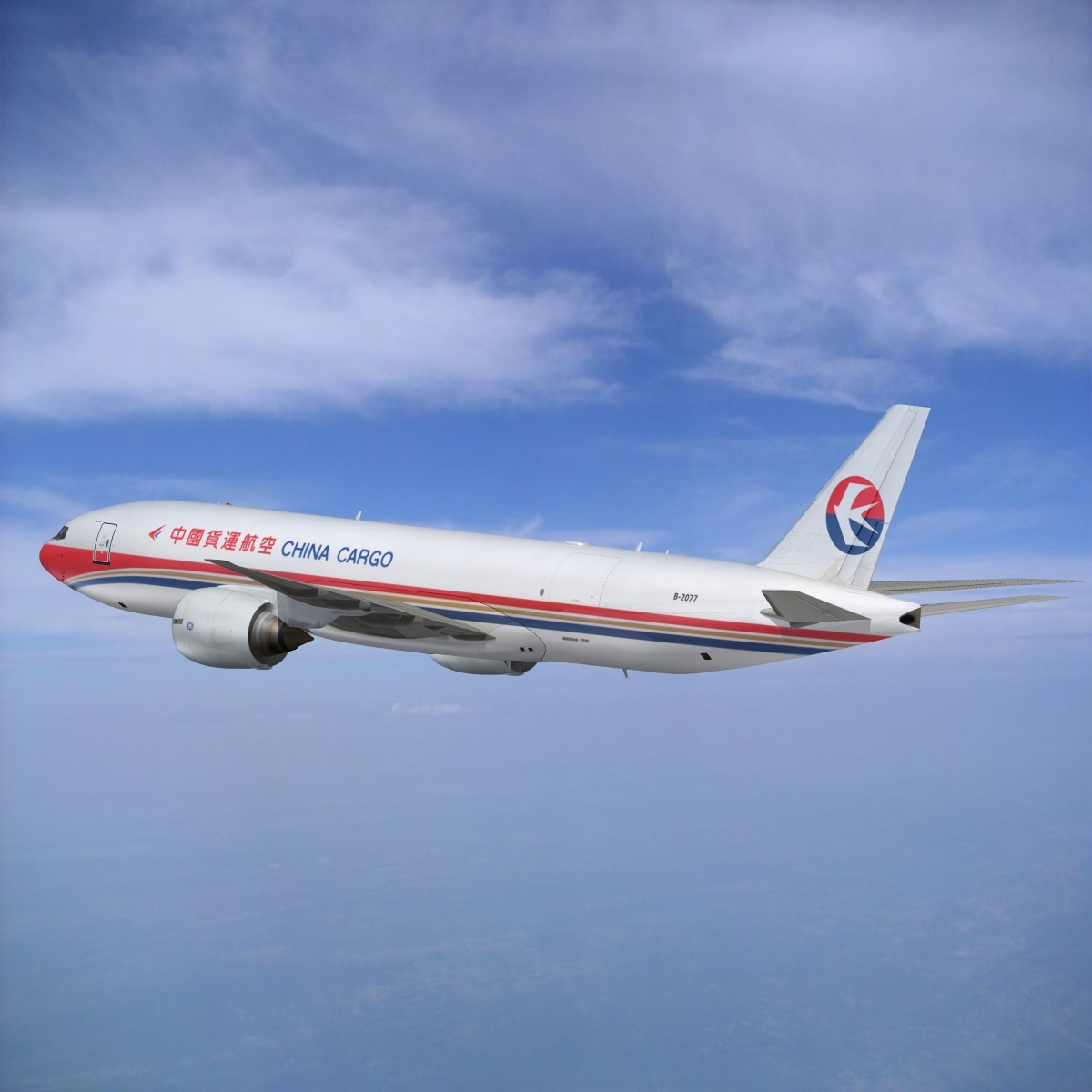 3d boeing 777-200f cargo
