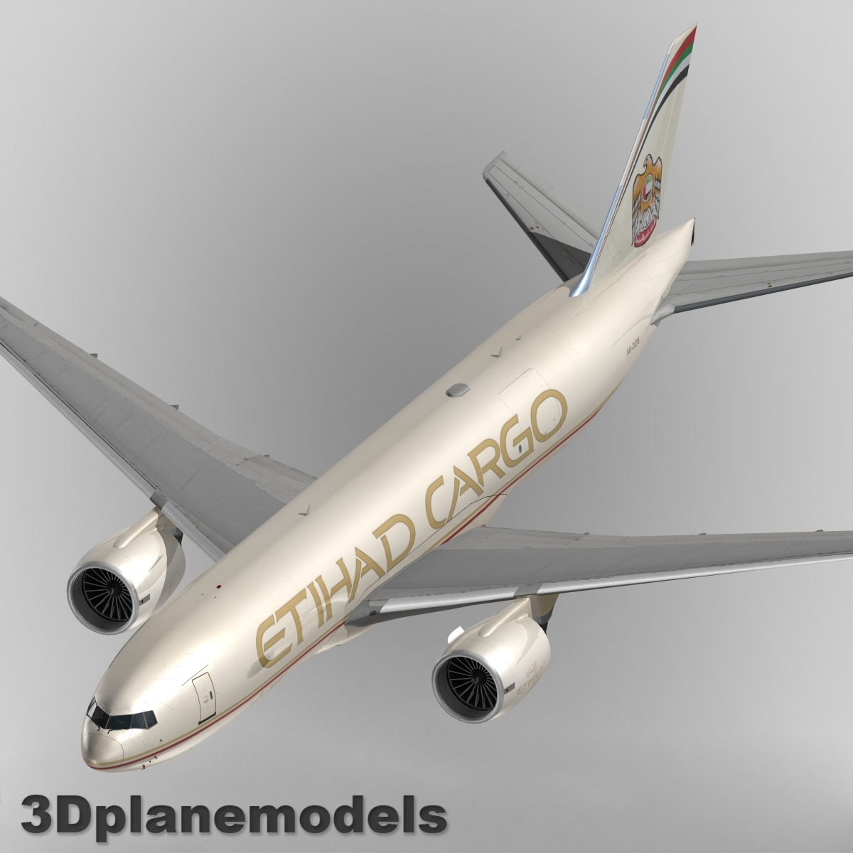 boeing 777-200f cargo 3d max