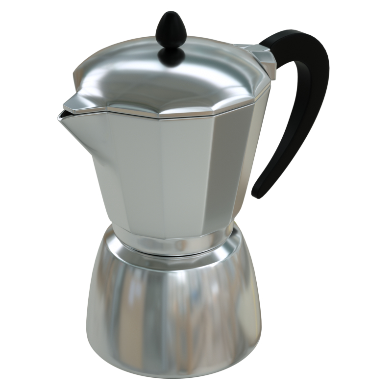 italian coffee percolator 3d 3ds