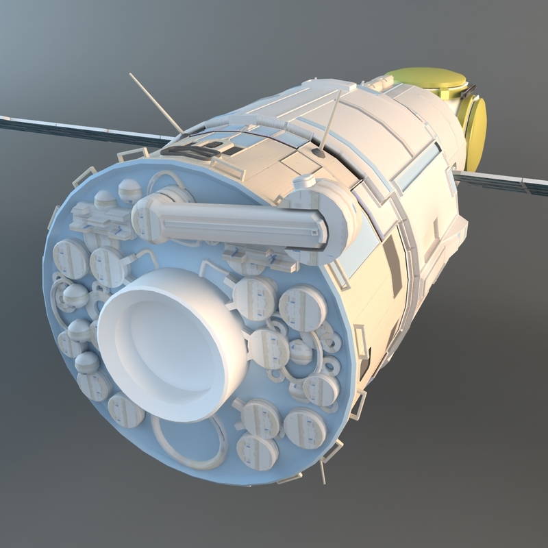 3d model zvezda service module