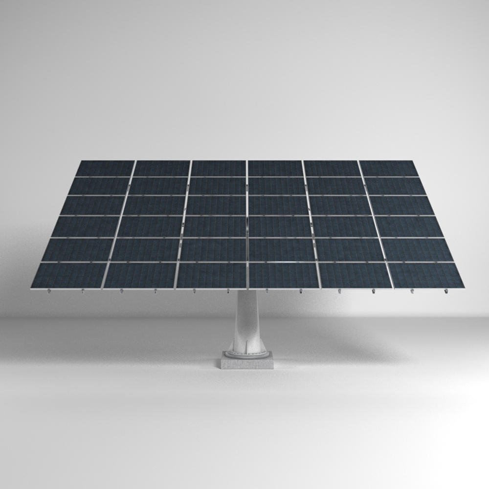 3d solar panel model