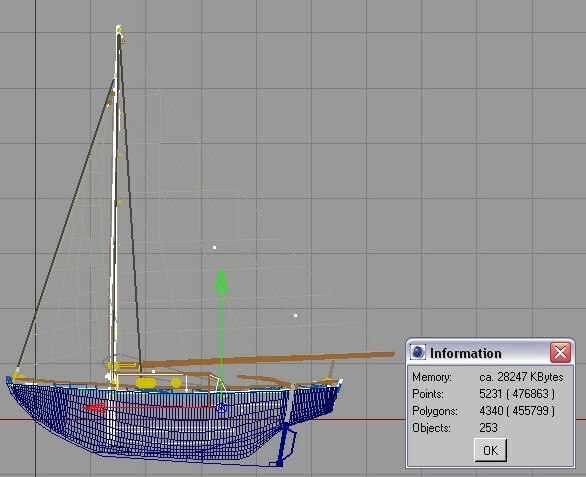 3d model sloop