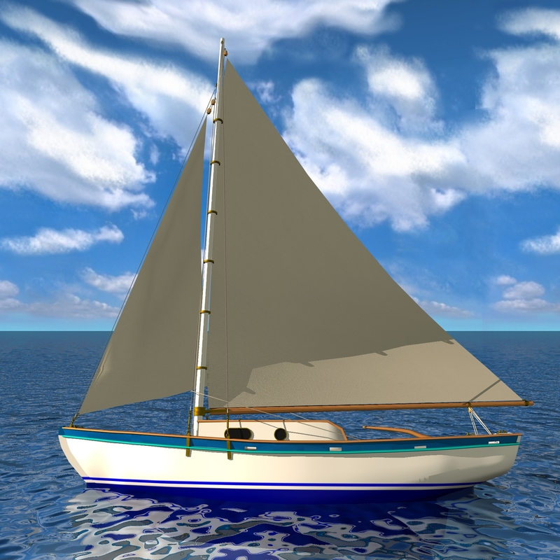 3d model sloop