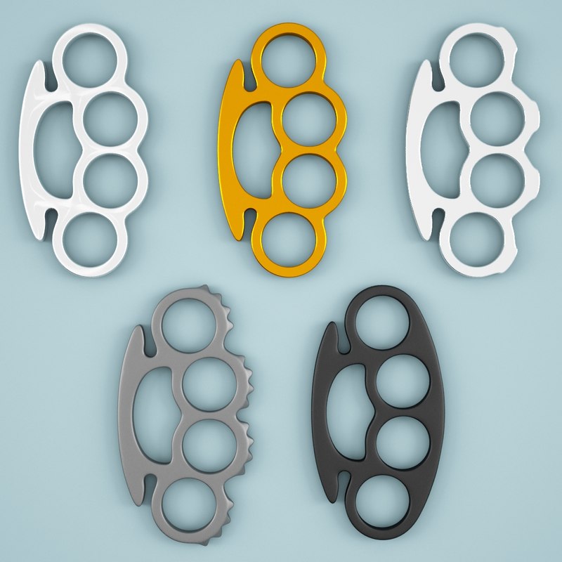 Brass Knuckles 3d Max