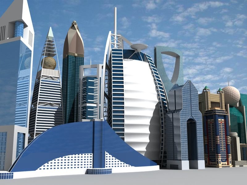 maya dubai skyscrapers