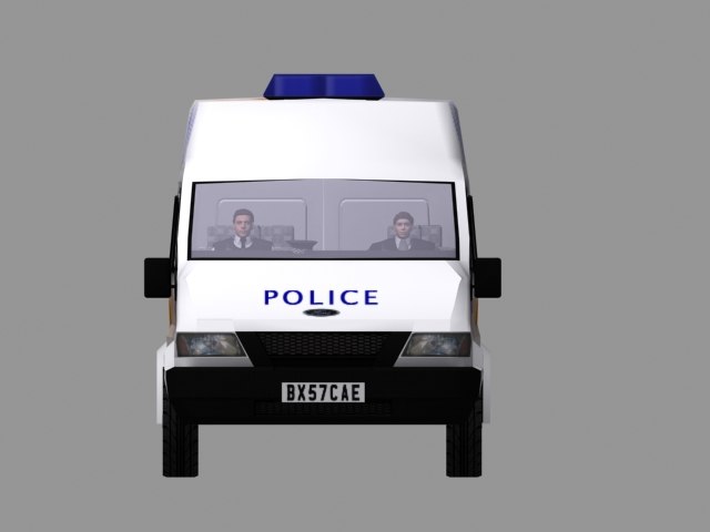 transit police 3d model