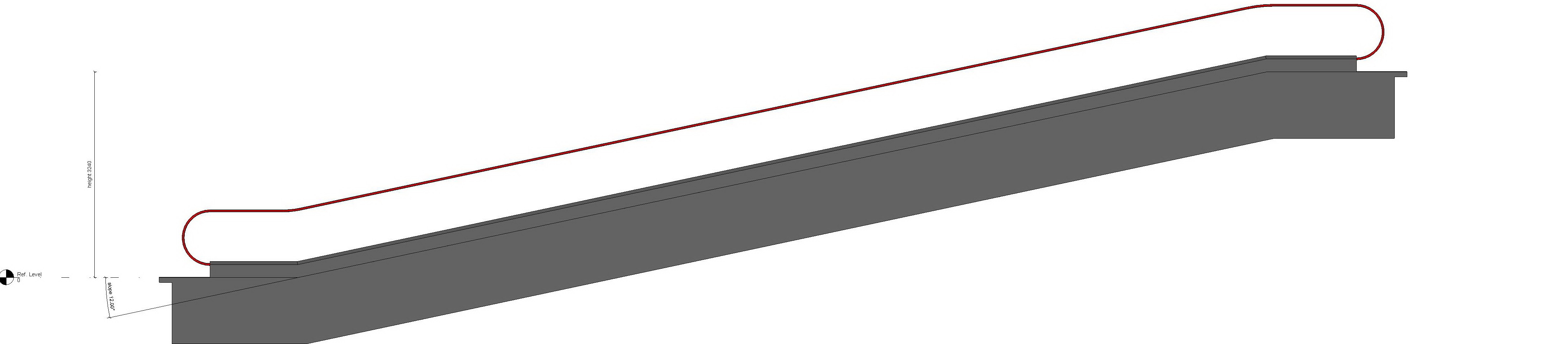 3d walkway travelator model