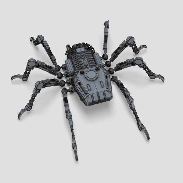 machine spider 3d max