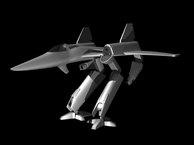 robotech plane 3d 3ds